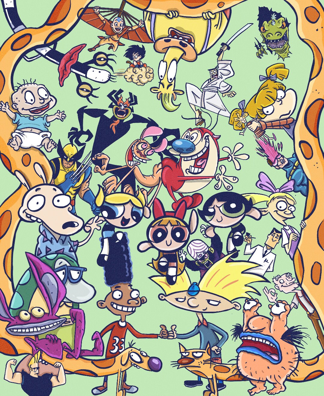 When I Was Kid cartoon Network & Nickelodeon - Etsy