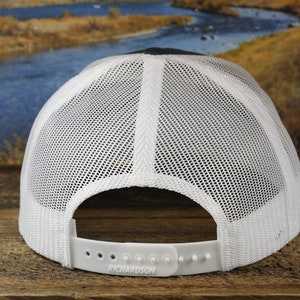 Richardson 115 Brown Trout | Mayfly | Flyfishing | Leather Patch Hat | Trucker Cap - Etsy