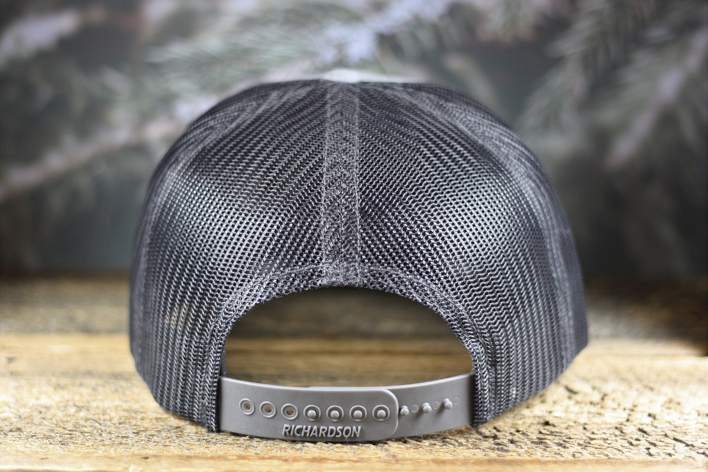 Pine Tree Topo Map Hat, Richardson 115 Embroidered Pine Tree Over a ...