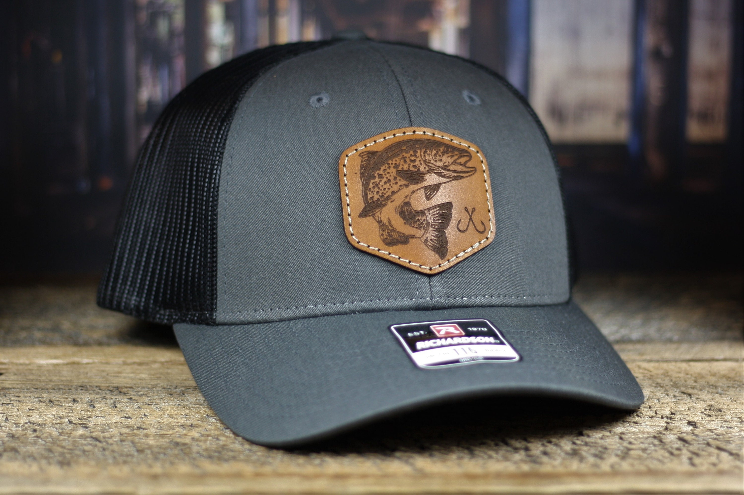 Richardson 115 Trout Leather Patch Hat / Fishing Hat / Fly - Etsy