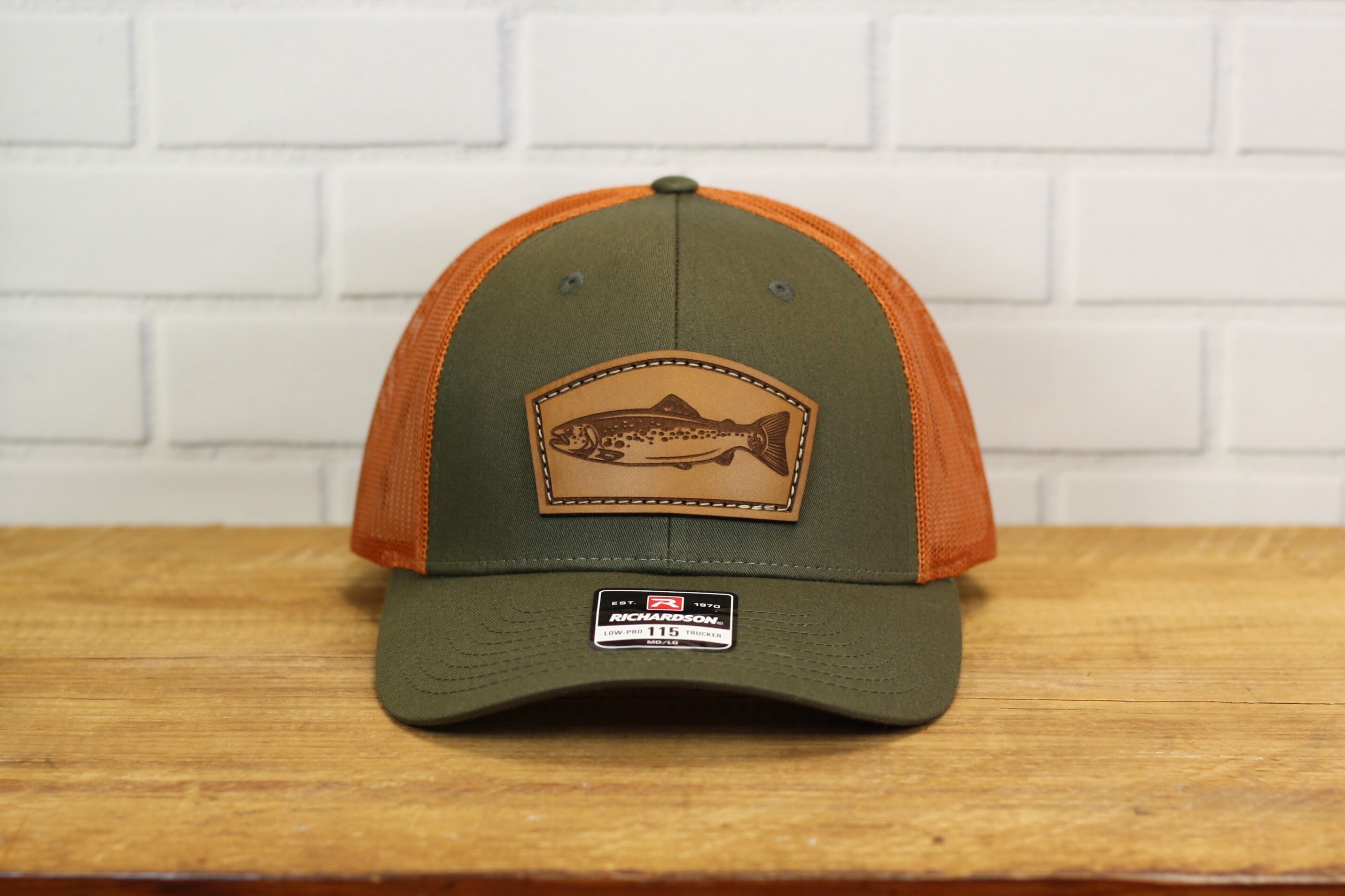 Richardson 115 Rainbow Trout Leather Patch Hat - Etsy