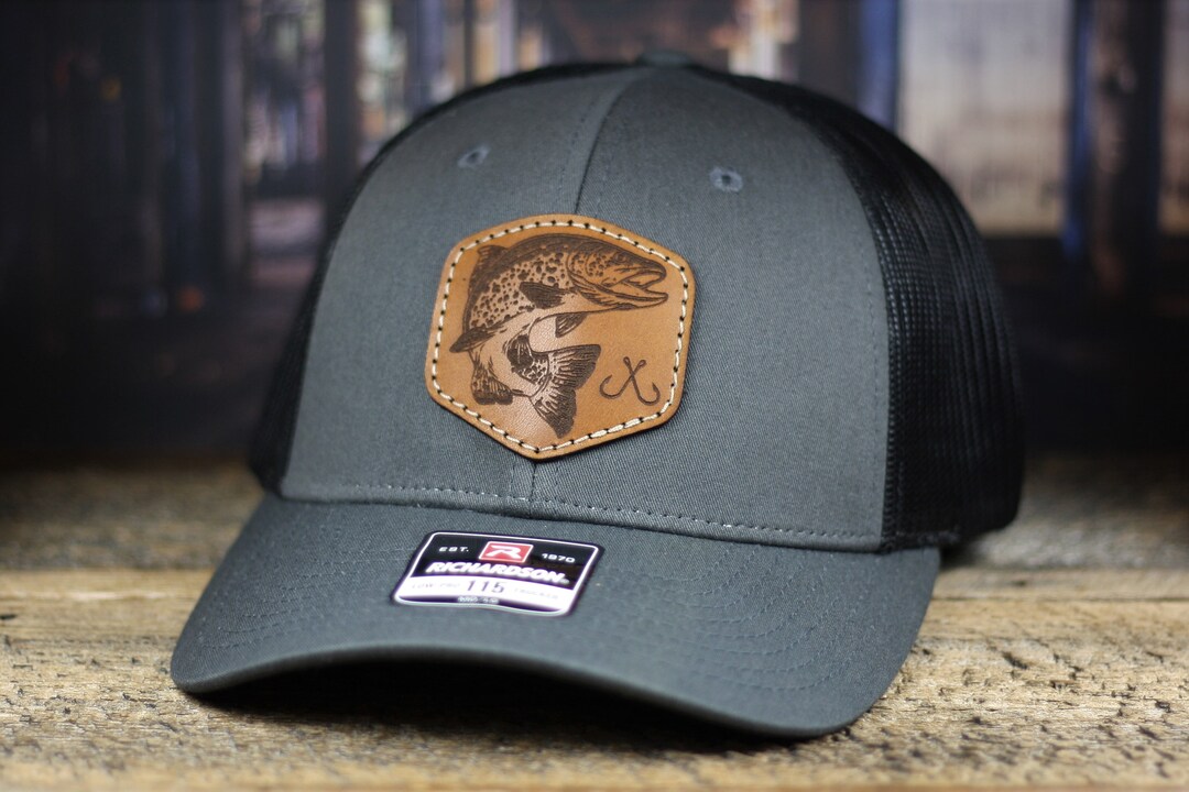 Richardson 115 Trout Leather Patch Hat / Fishing Hat / Fly Fishing Hat ...