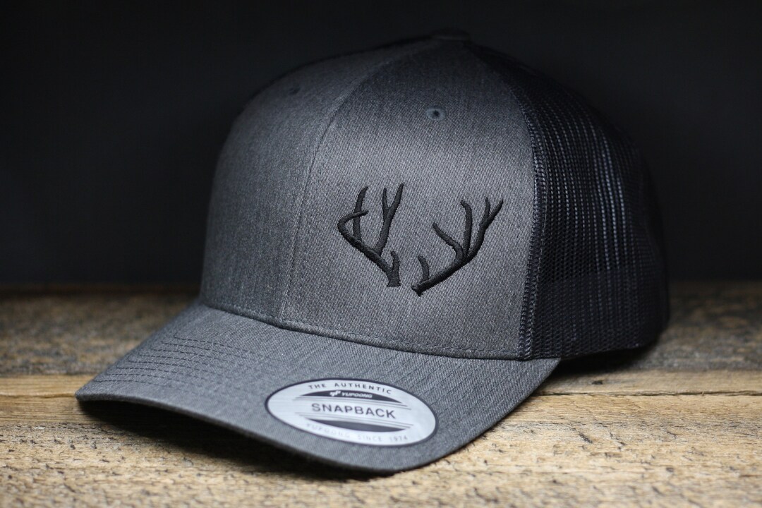 Muley Mule Deer Rack Hat, YP Classics Deer Hunter Cap, Hunting Hat ...