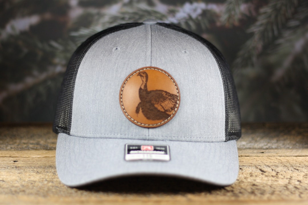 Wild Turkey Leather Patch Cap, Richardson 115 Turkey Hunting Hat, Best ...