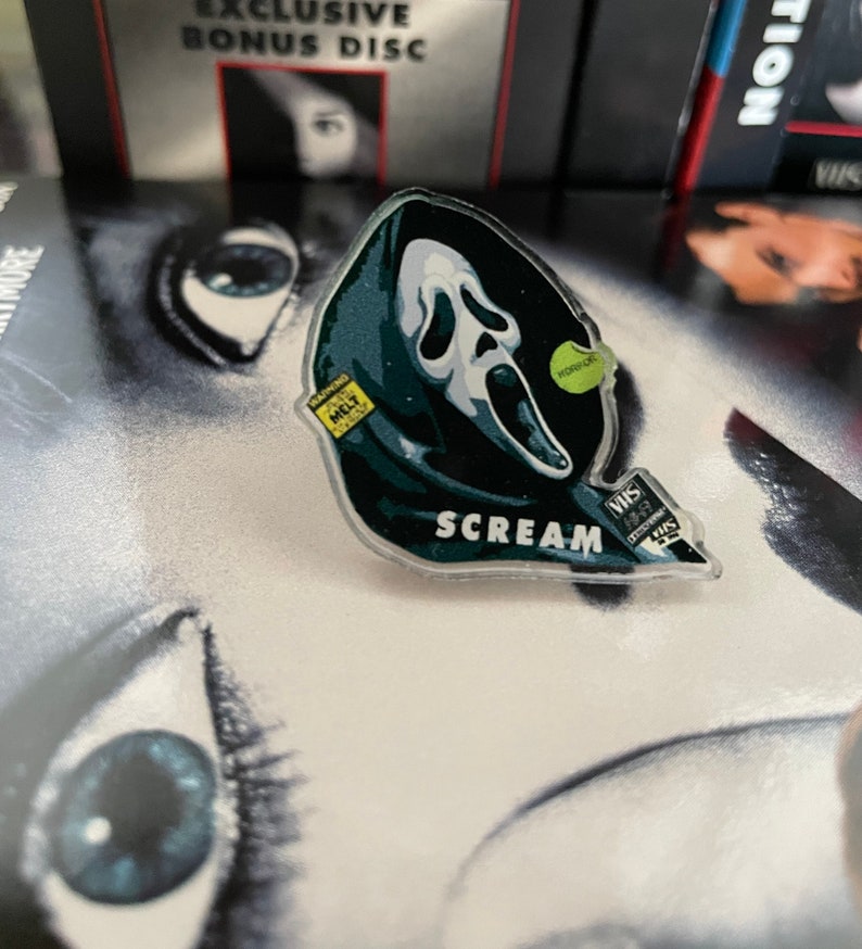 Scream 1996 Acrylic Pin Ghostface Gift - Etsy Australia