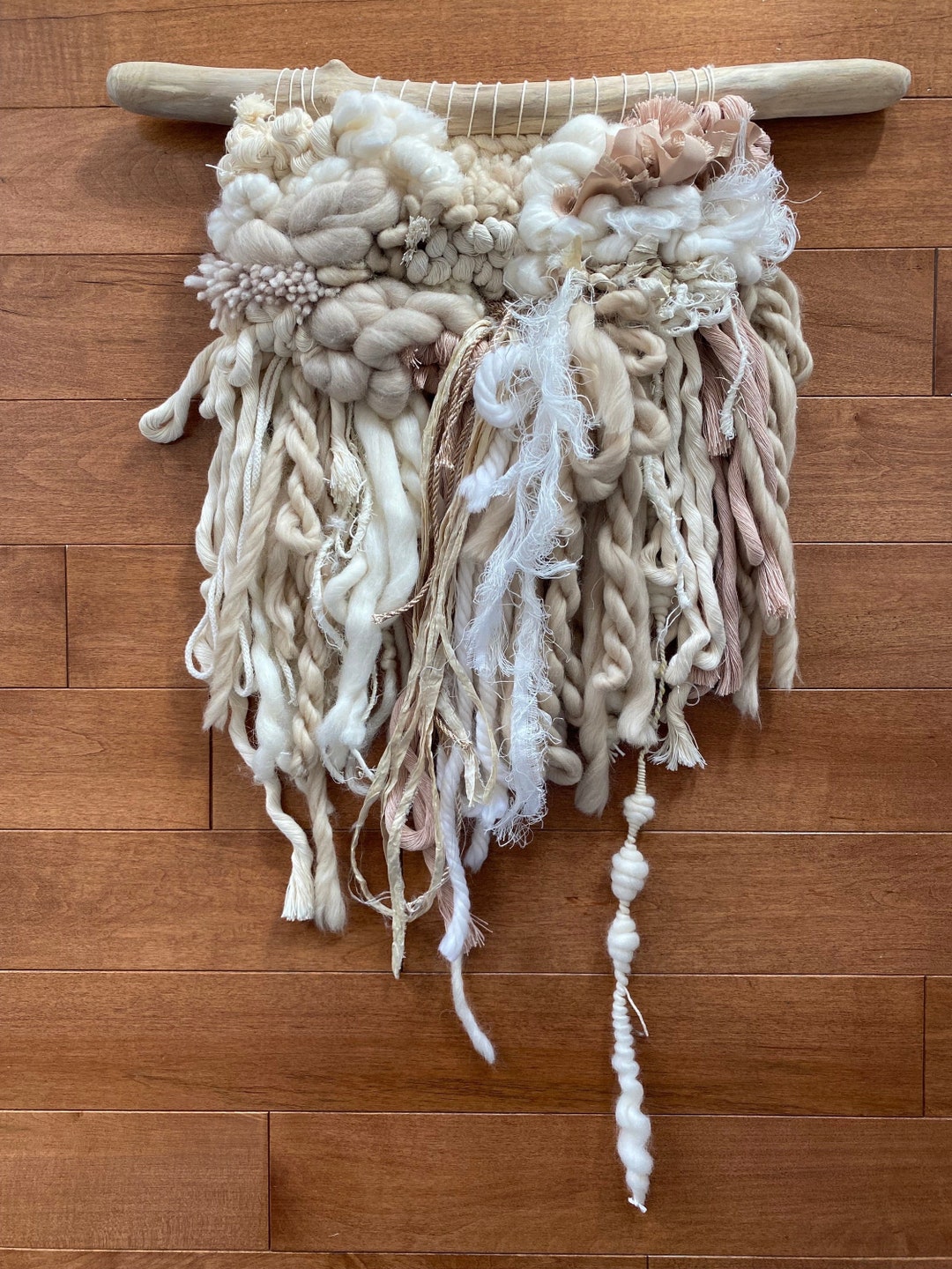 Neutral Woven Wall Hanging, Weaving Wall Hanging, Modern Tapestry ...