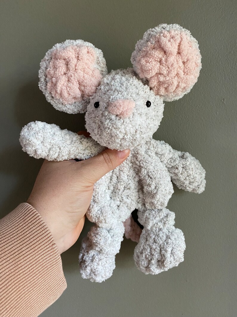 Mouse, Crochet, Crochet Mouse, Mouse Crochet Plushy, Lovey, Mouse Lovey ...