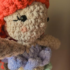 Mermaid Crochet, Amigurumi, Mermaid Stuffy, Doll Stuffed Animal, Stuffy ...