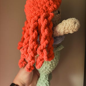 Mermaid Crochet, Amigurumi, Mermaid Stuffy, Doll Stuffed Animal, Stuffy ...