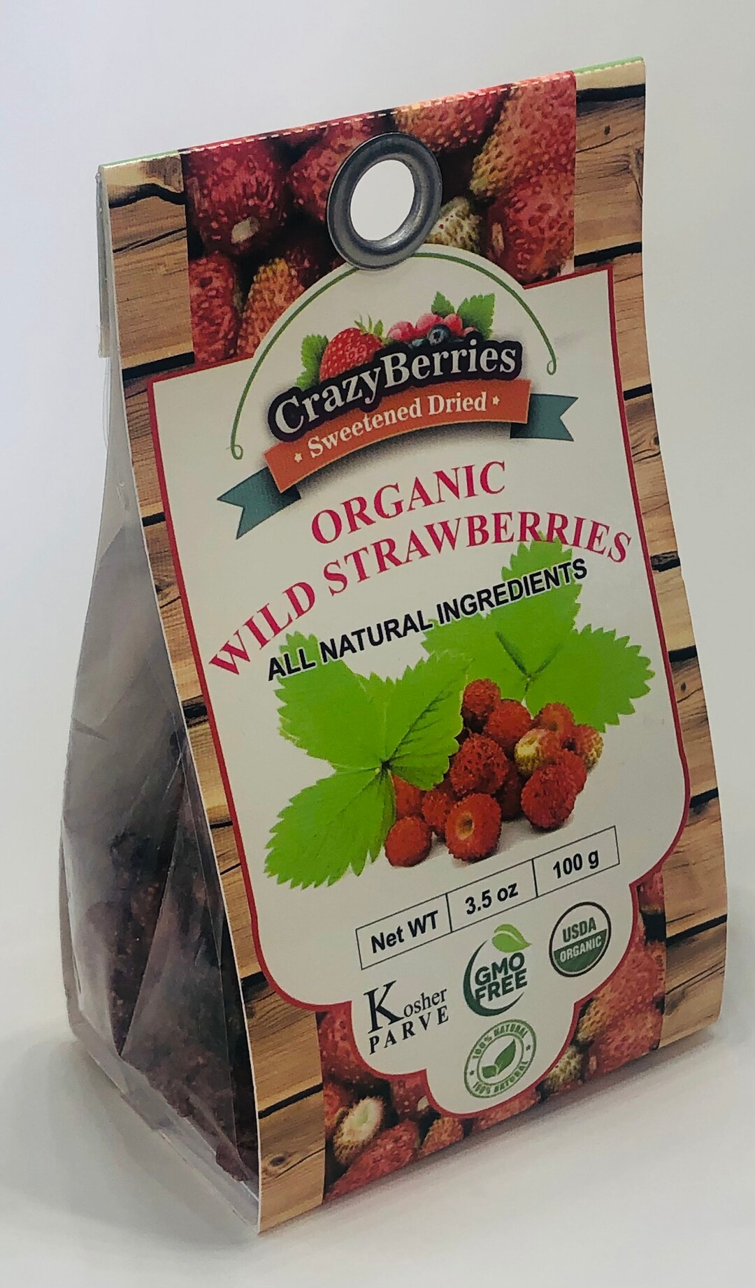 Crazyberries 6 X 3.5 Oz Wild Strawberries Total of 6 Packages - Etsy
