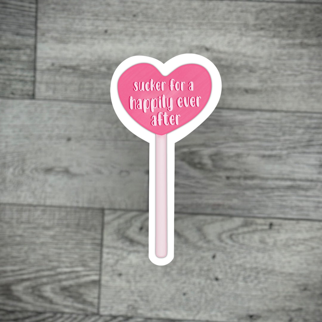 Sucker for A Happily Ever After Sticker, Smutty Books, Book Lover Gift ...