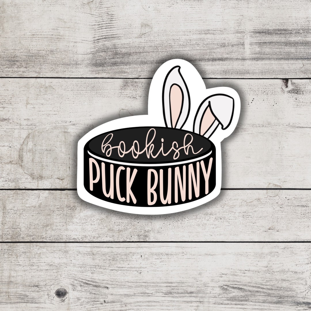 Bookish Puck Bunny Sticker, Bookish Merch and Accessories, Kindle and ...
