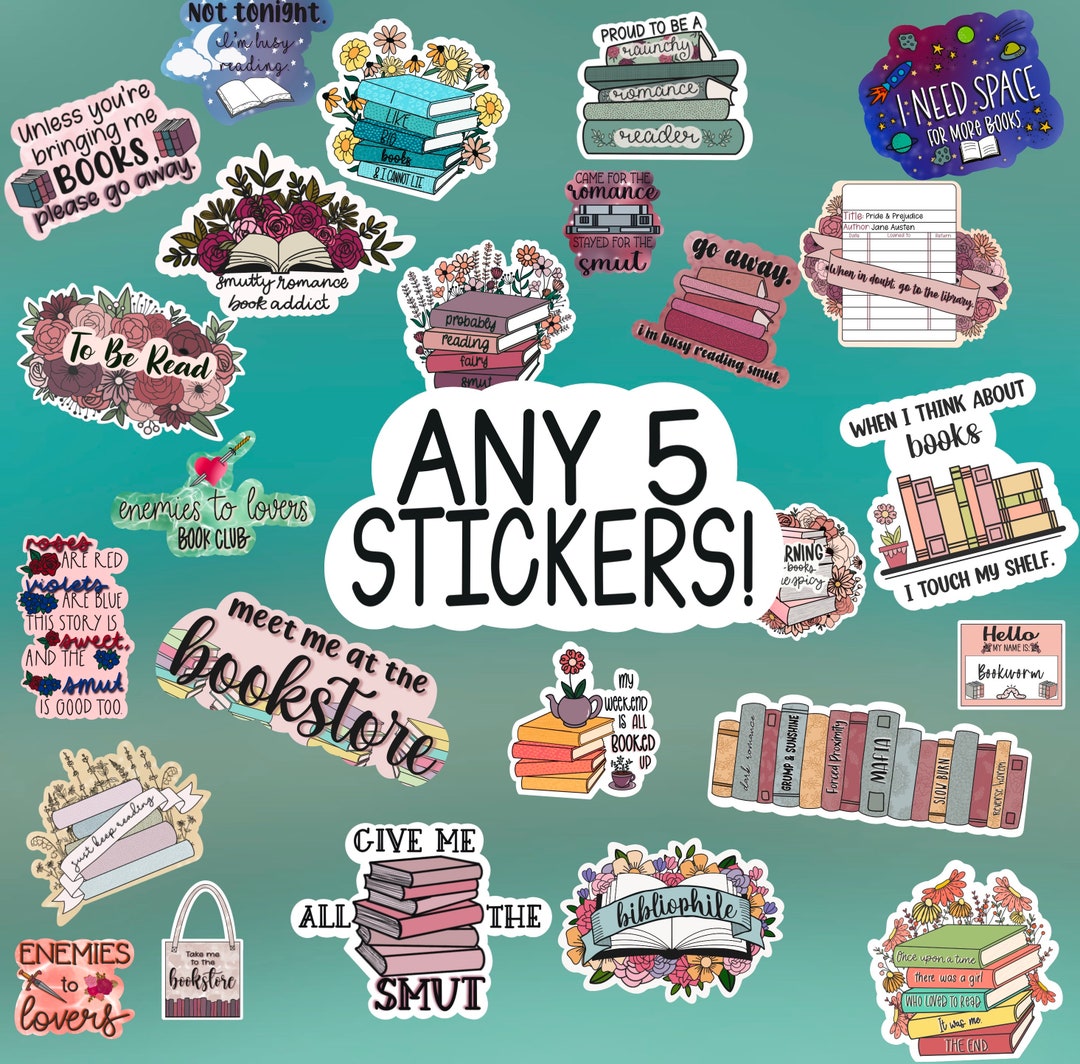 Any 5 Stickers Pick Your Own Stickers Pack - Etsy