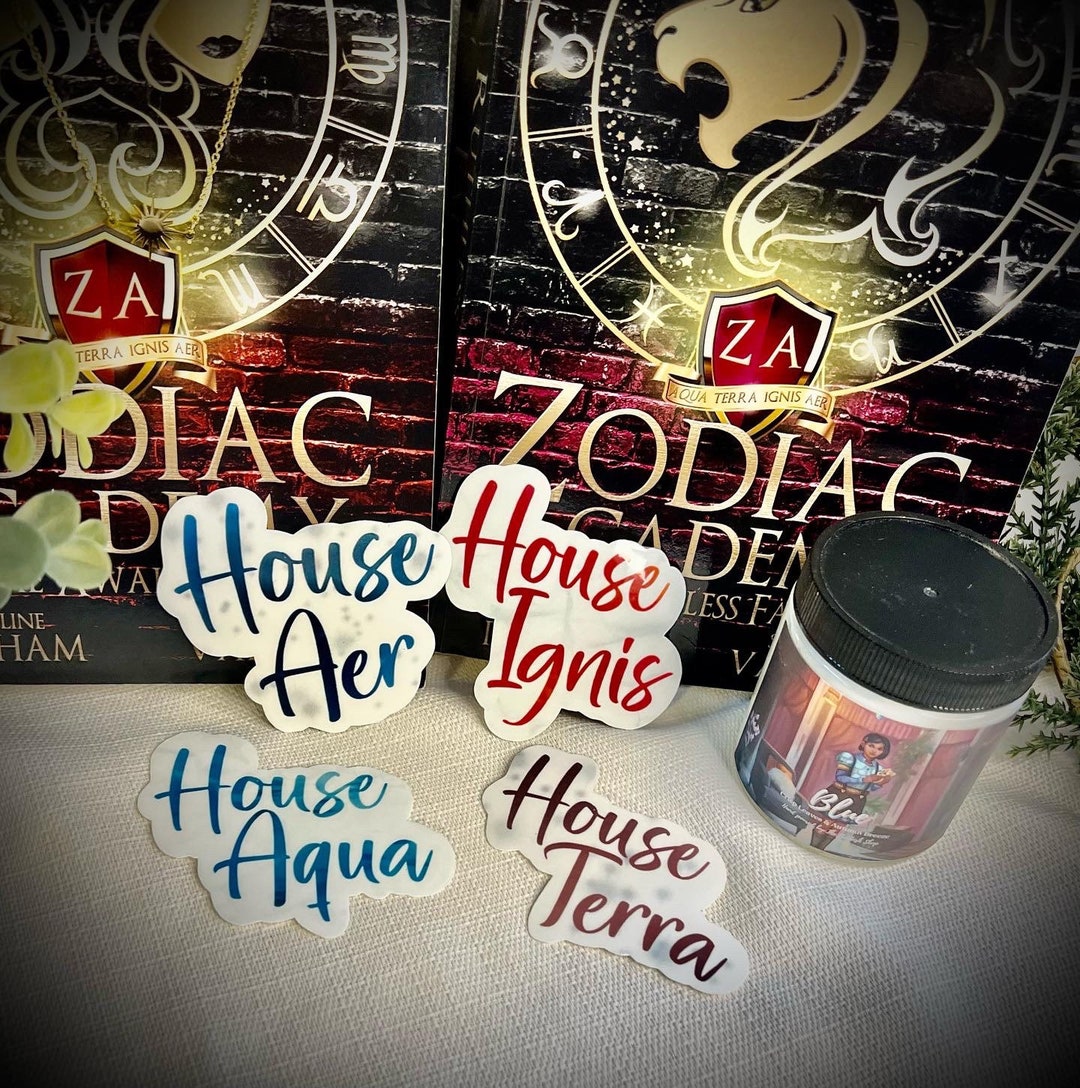 Zodiac Academy Houses Stickers - Etsy