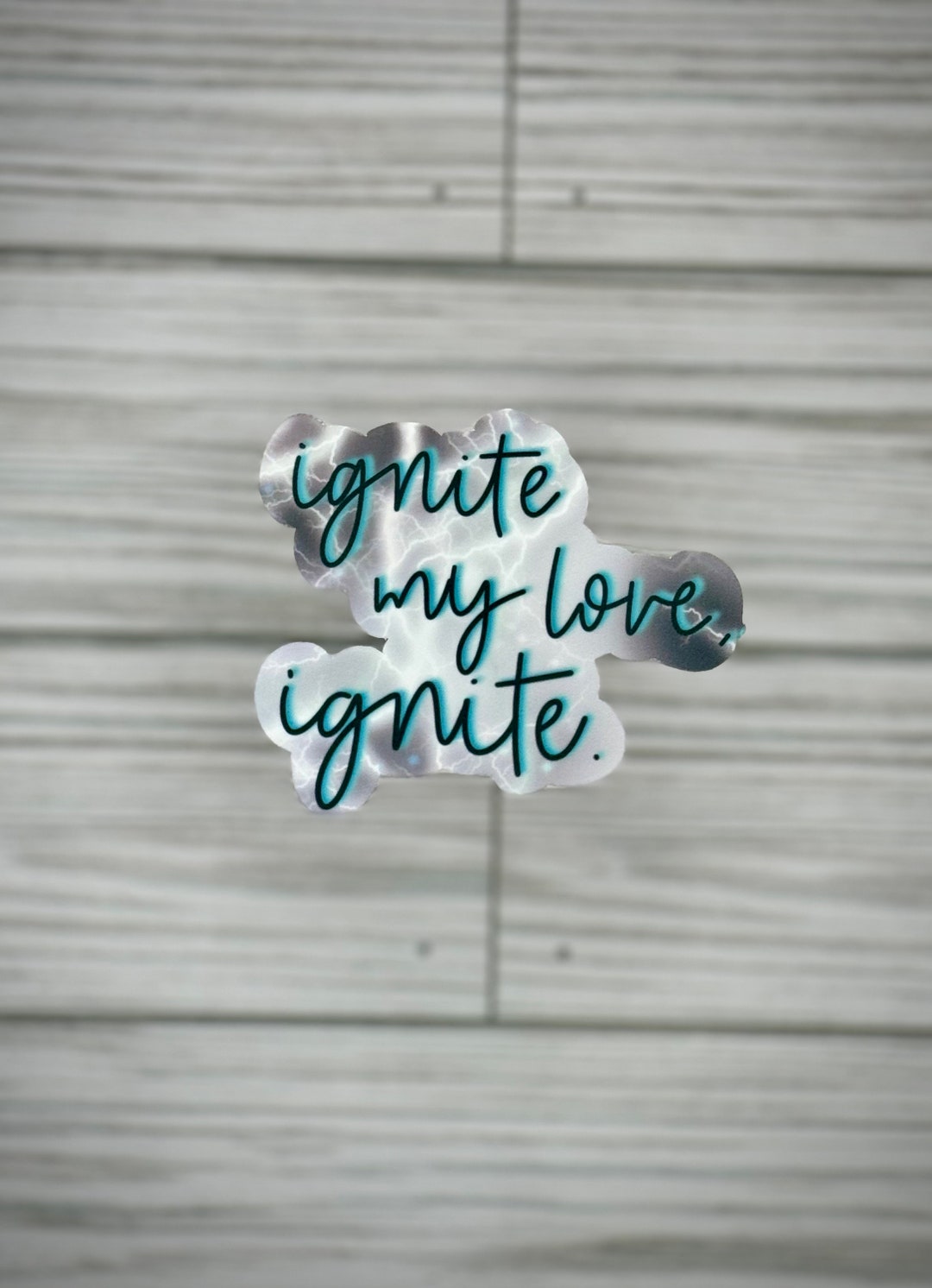 Ignite My Love Shatter Me Sticker, Bookish Merch, Book Lover ...