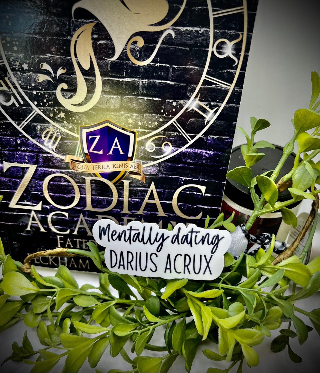 Mentally Dating Darius Acrux Zodiac Academy Sticker - Etsy