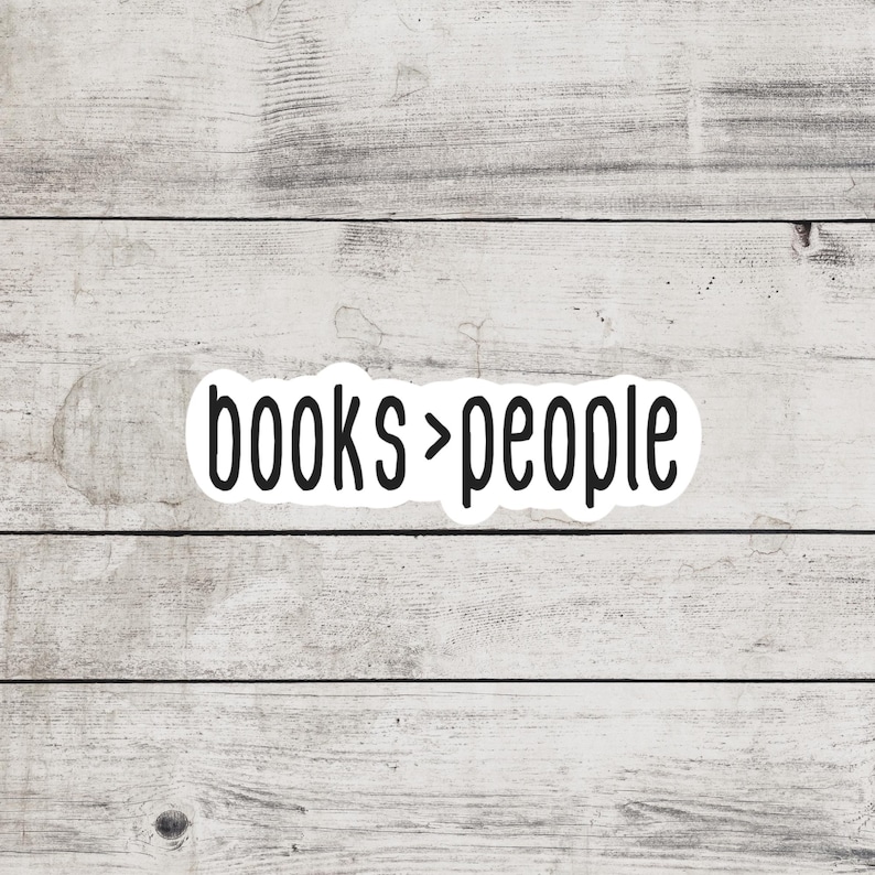 Books > People Sticker, Bookish Merch & Accessories, Booktok Readers ...