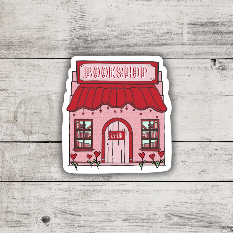 Bookshop Kindle Sticker - Etsy