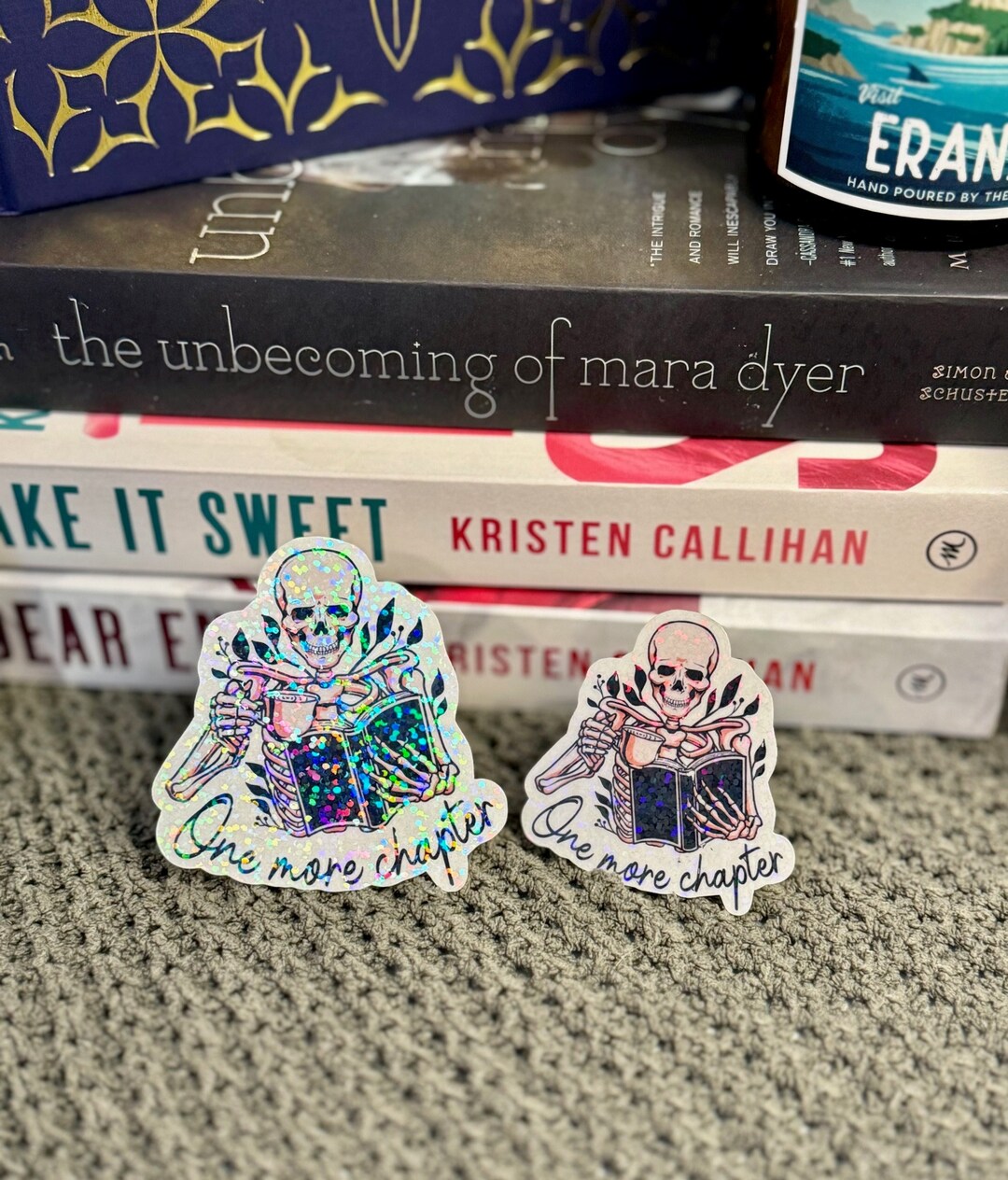 Holographic Clear One More Chapter Sticker, Bookish Merch and ...