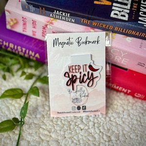 Keep It Spicy Magnetic Bookmark, Bookish Merch & Accessories, Smutty ...