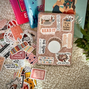 Bookish Puck Bunny Sticker, Bookish Merch and Accessories, Kindle and ...