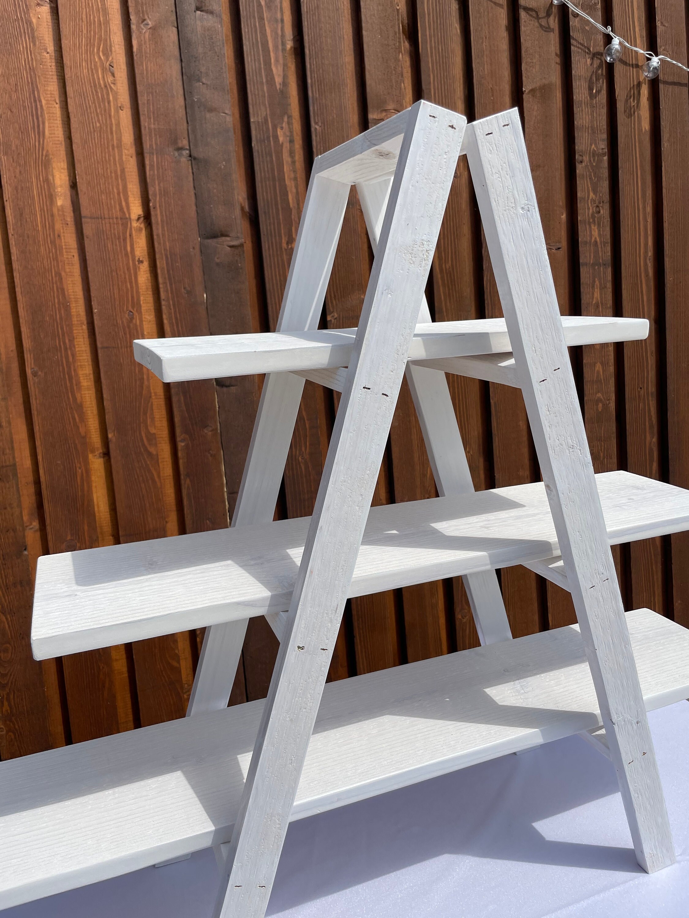 Cupcake Ladder Display Cupcake Stand Wood Cupcake Stand 3 | Etsy