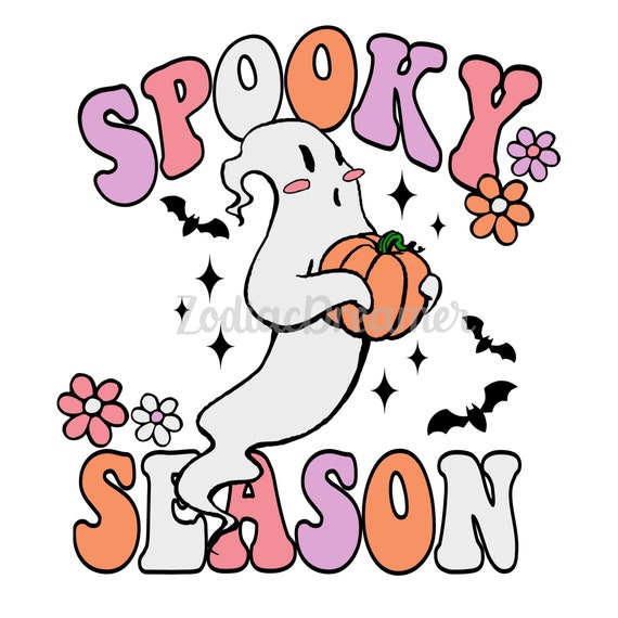 Spooky Season Png Cute Ghost Png Fall Png Autumn Png - Etsy