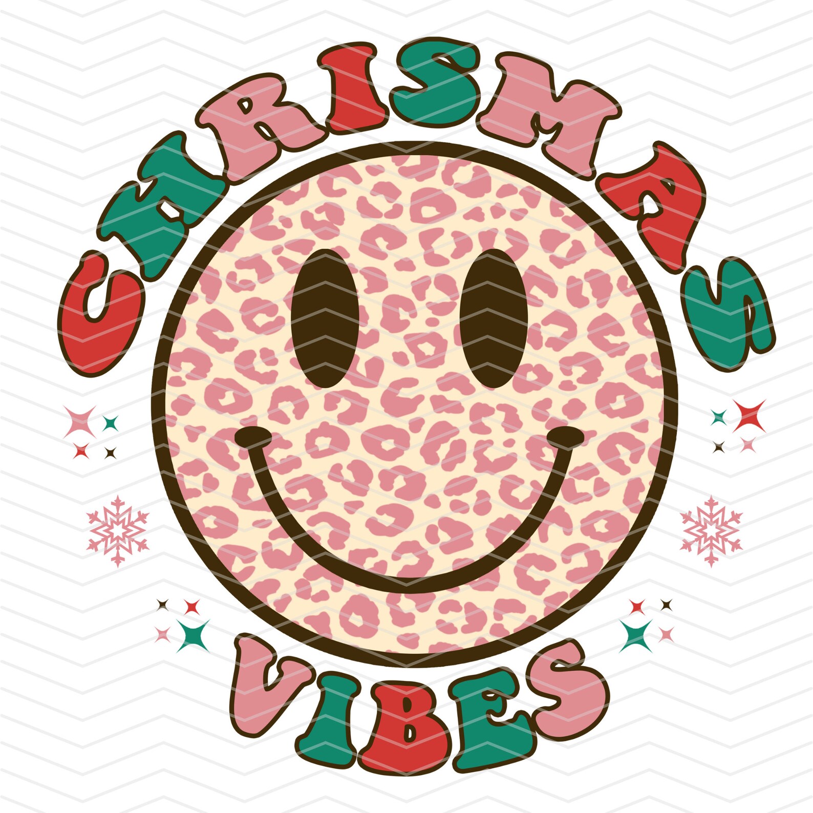Retro Smiley Christmas PNG Christmas Sublimation Digital - Etsy