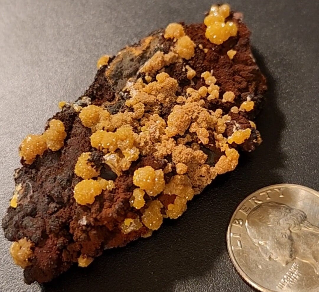 51gram Mimetite Crystal Specimen From Santa Eulalia District,chihuahua ...