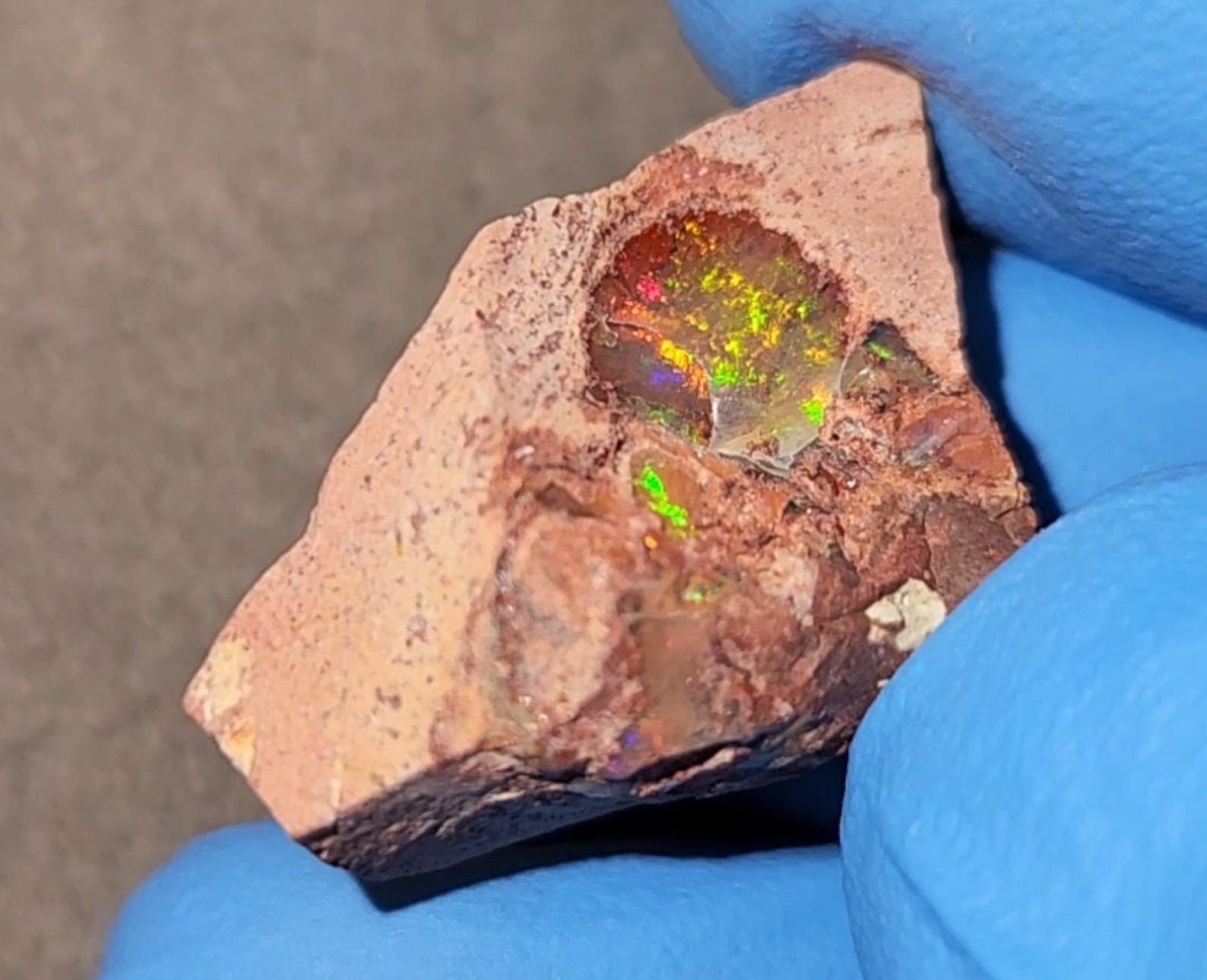 13.2carat Mexican Fire Opal Specimen From Magdalena, Mexico. This Opal ...