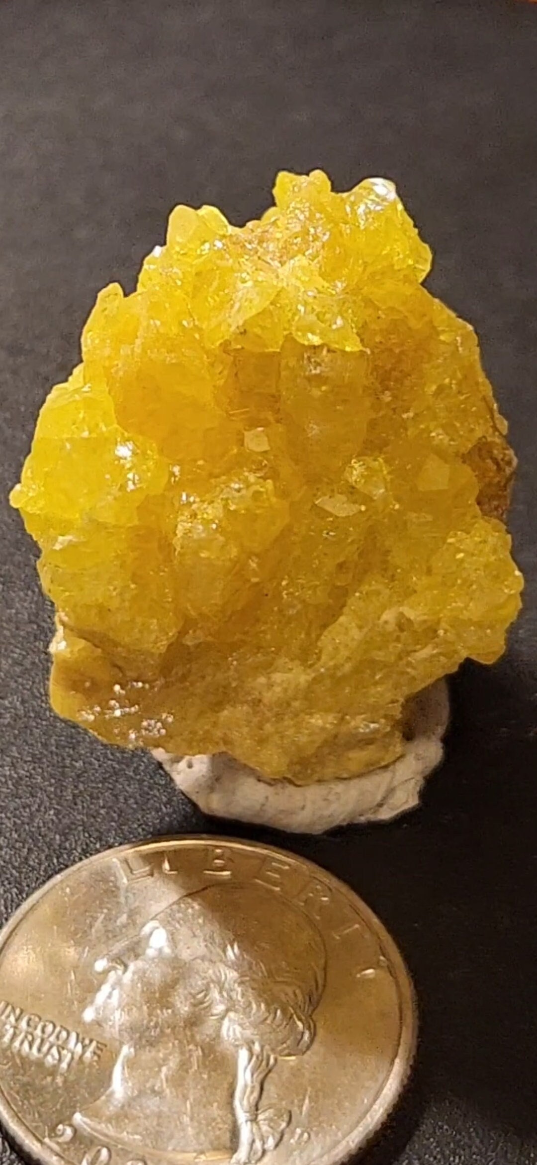 17.6gram Sulfer Crystal Specimen From El Desierto Mine, San Pablo De ...