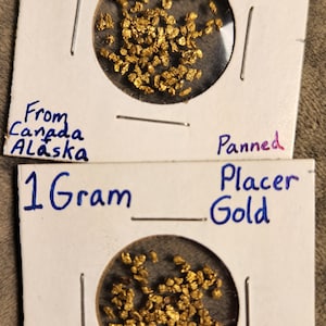 Two Grams Gold 2g Small Placer and Crystaline Gold Nuggets. This Item ...