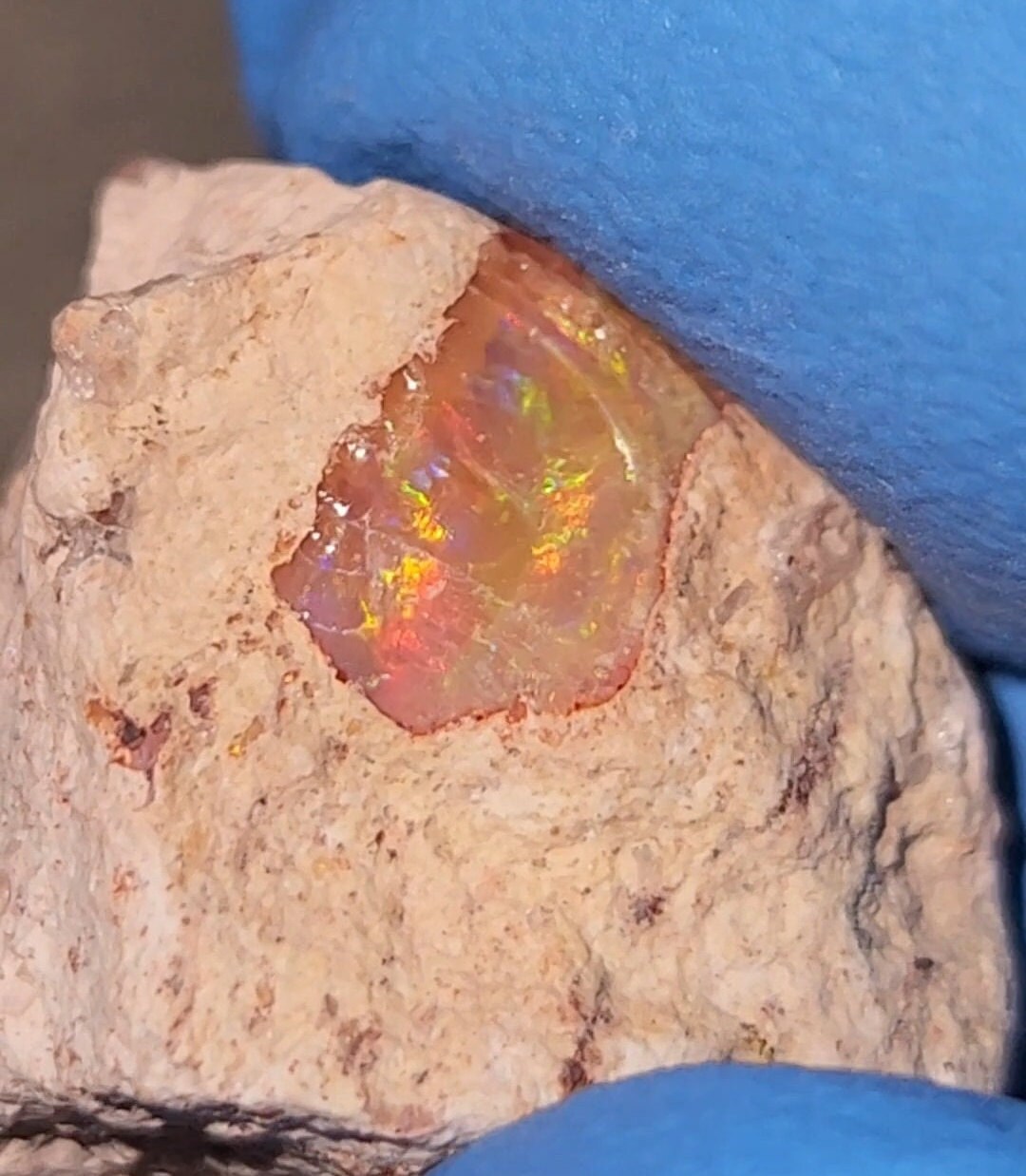16.25carat Mexican Fire Jelly Opal Rough Specimen From - Etsy
