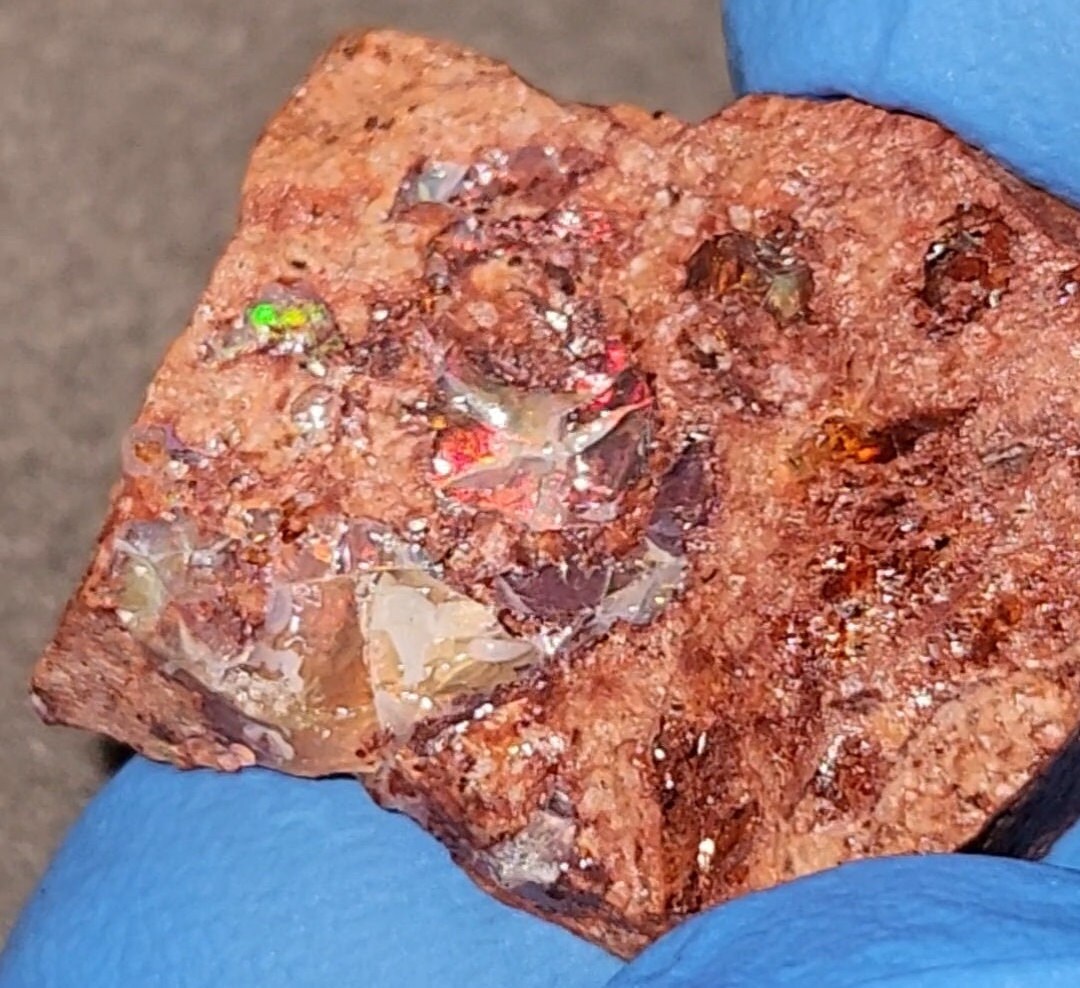 14.9 Carat Mexican Fire Opal Rough Specimen. This Opal Specimen is ...