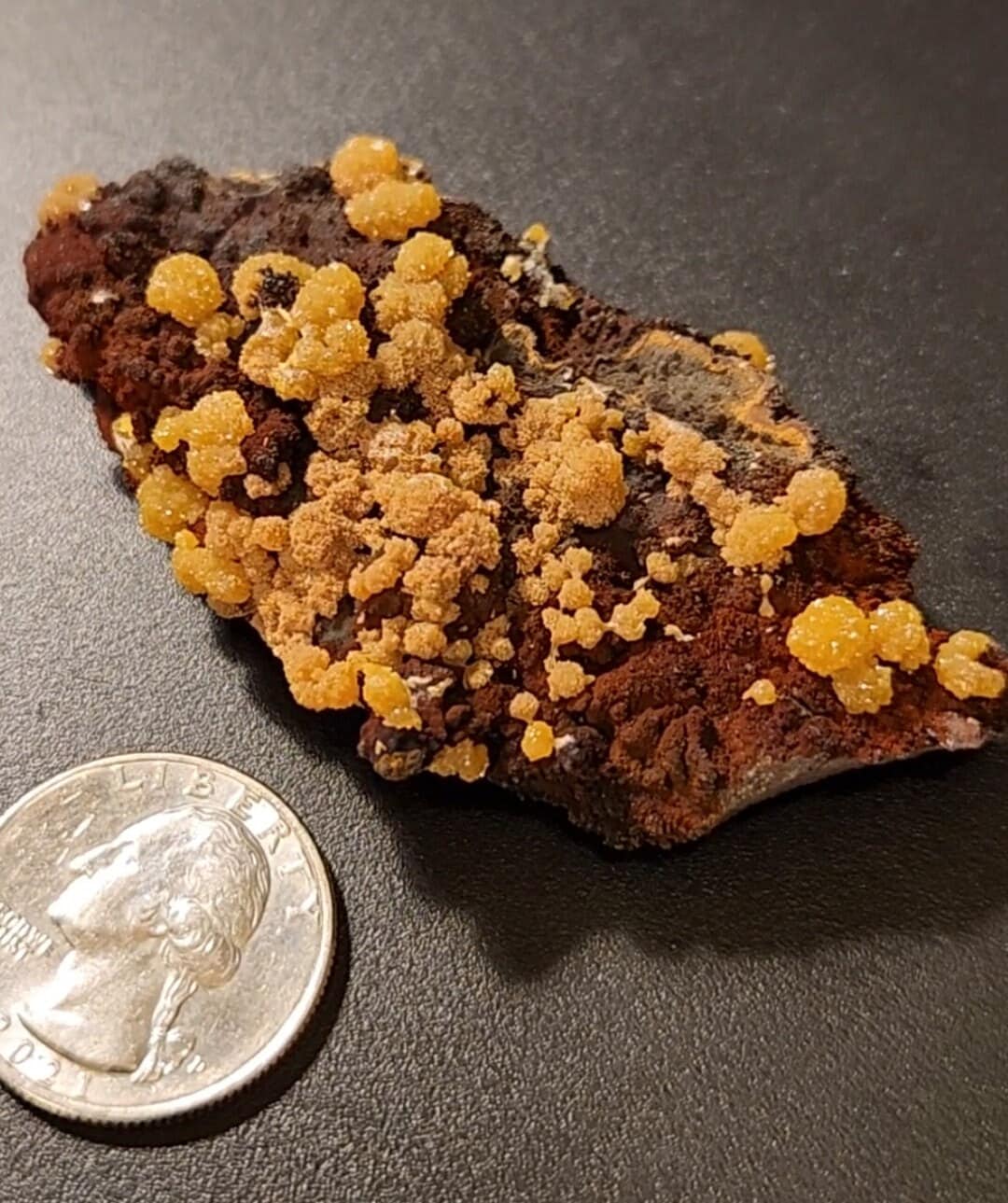 51gram Mimetite Crystal Specimen From Santa Eulalia District,chihuahua ...