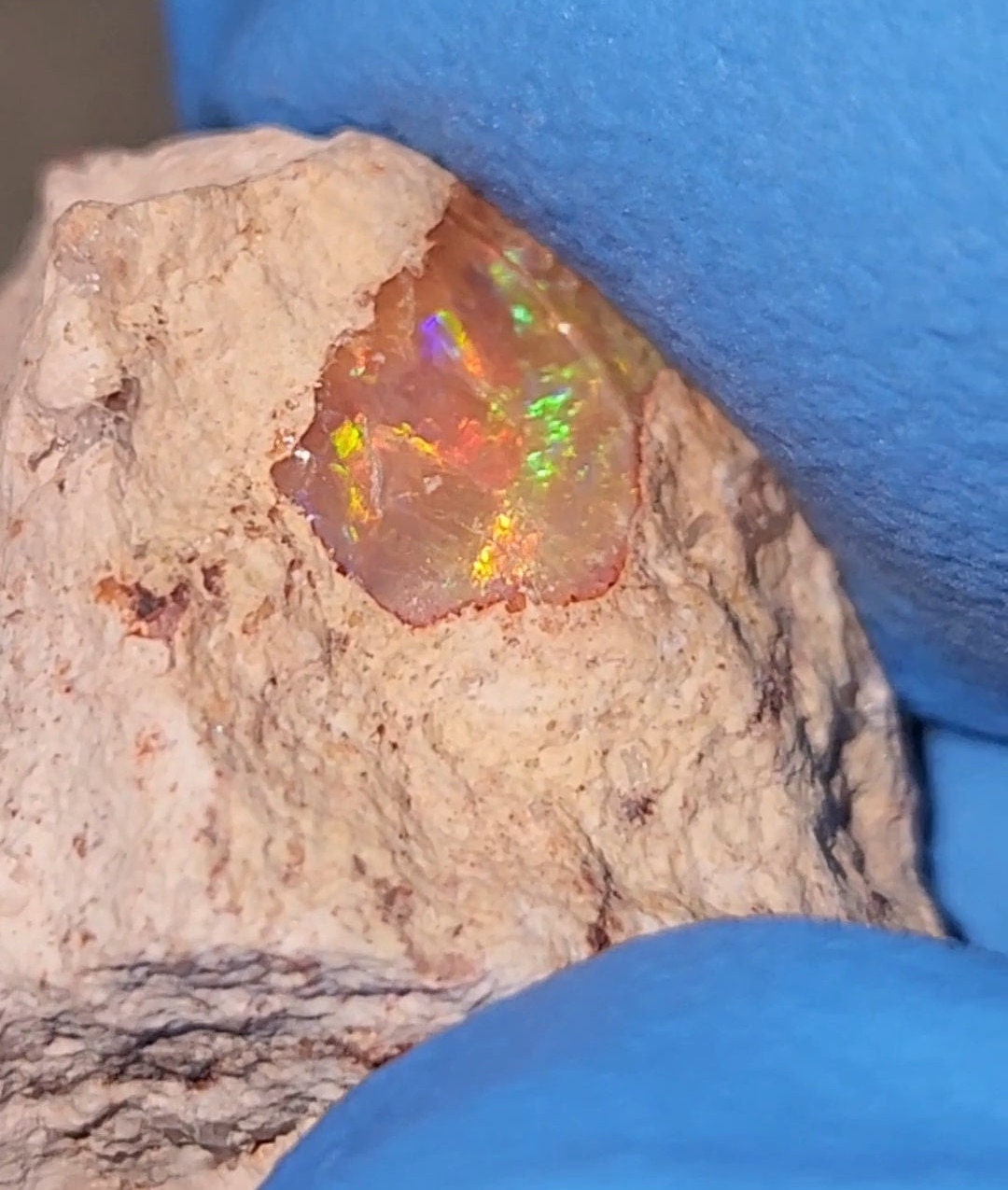 16.25carat Mexican Fire Jelly Opal Rough Specimen From Jalisco, Mexico ...