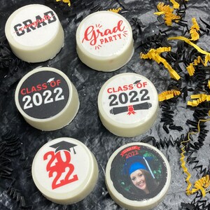 Custom Graduation Party Pack Chocolate Dipped Oreo's 50 Custom Color ...