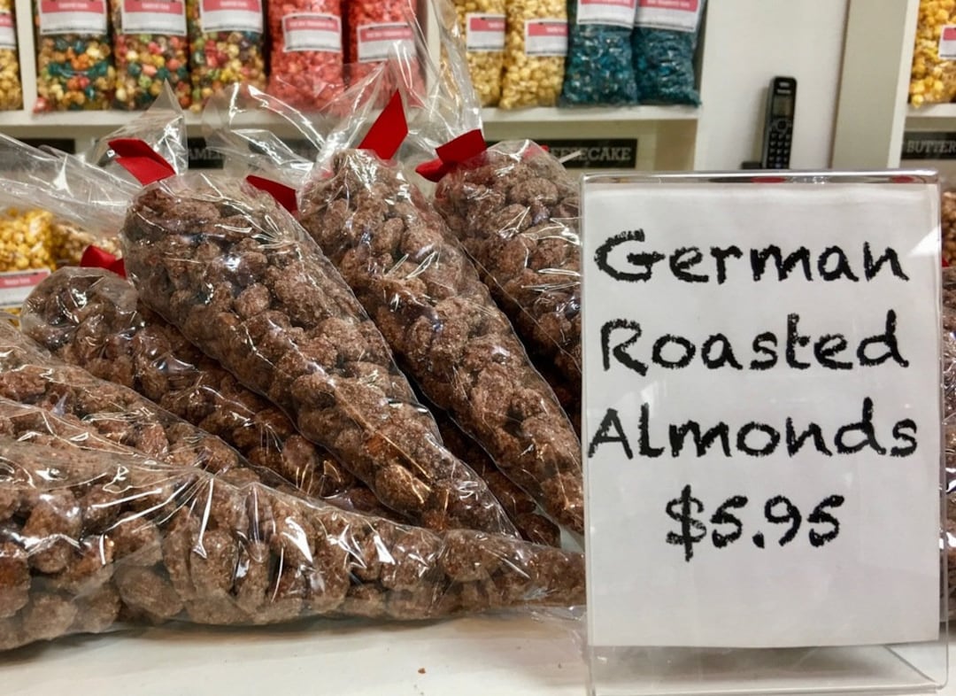 German Roasted Almonds Cinnamon Sugar Coated Almond. - Etsy