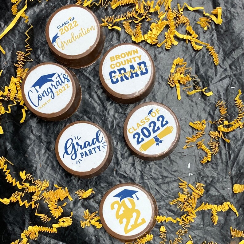 Custom Graduation Party Pack Chocolate Dipped Oreo's 50 - Etsy