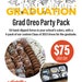 Custom Graduation Party Pack Chocolate Dipped Oreo's 50 Custom Color ...