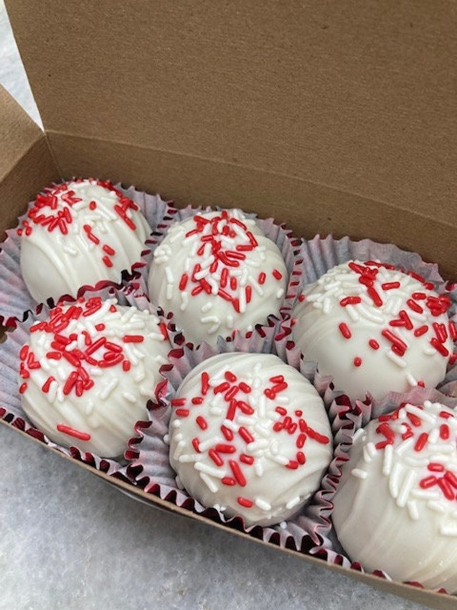 Peanut Butter Snowballs Gift Box of 6 Peanut Butter White Chocolate ...
