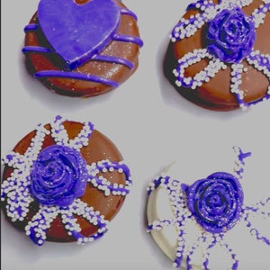 Artisan Chocolate Dipped Oreos Heart Mother's Day Gift Box, Chocolate ...