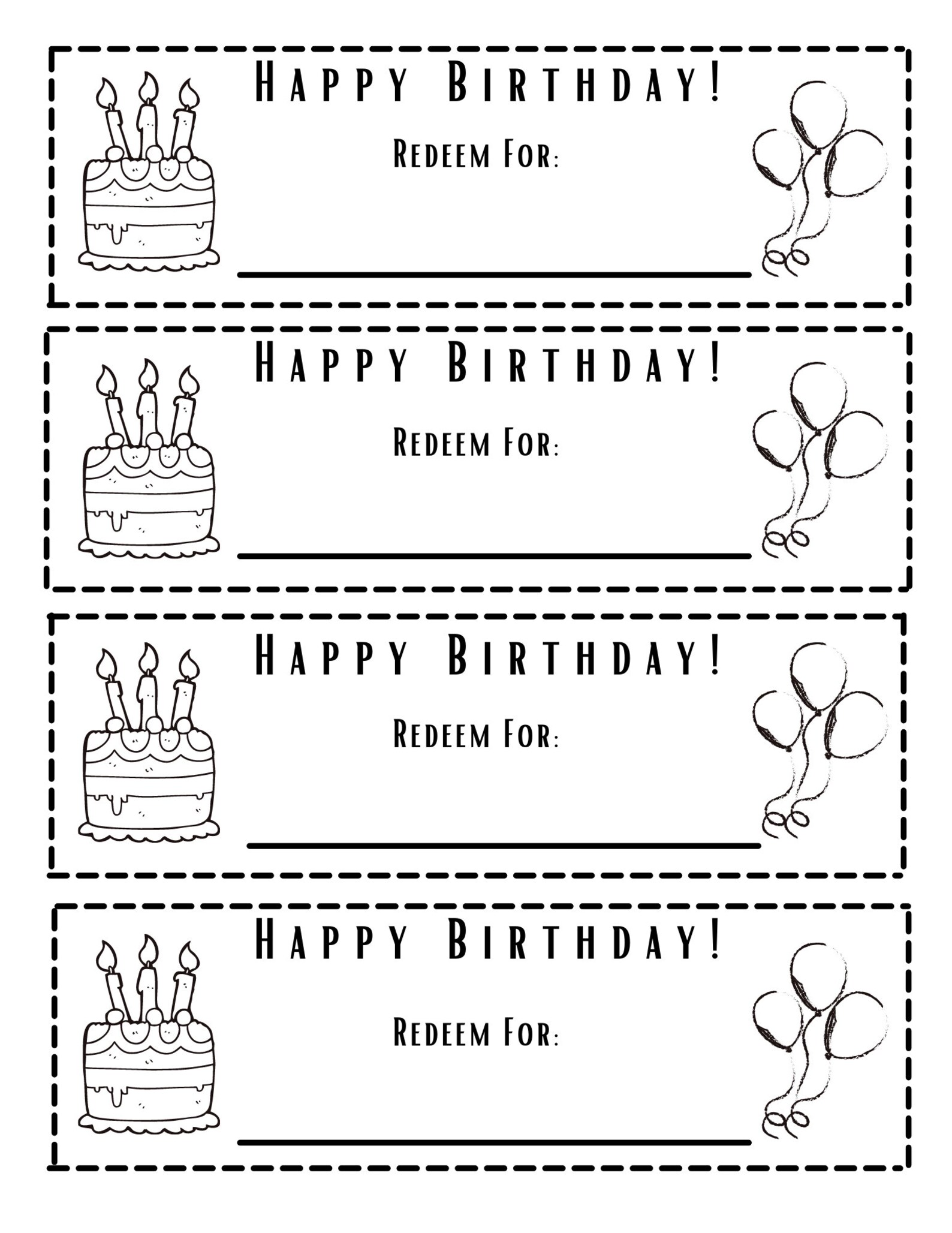 Printable Birthday Certificates - Etsy