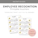 Printable Employee Recognition Vouchers - Etsy