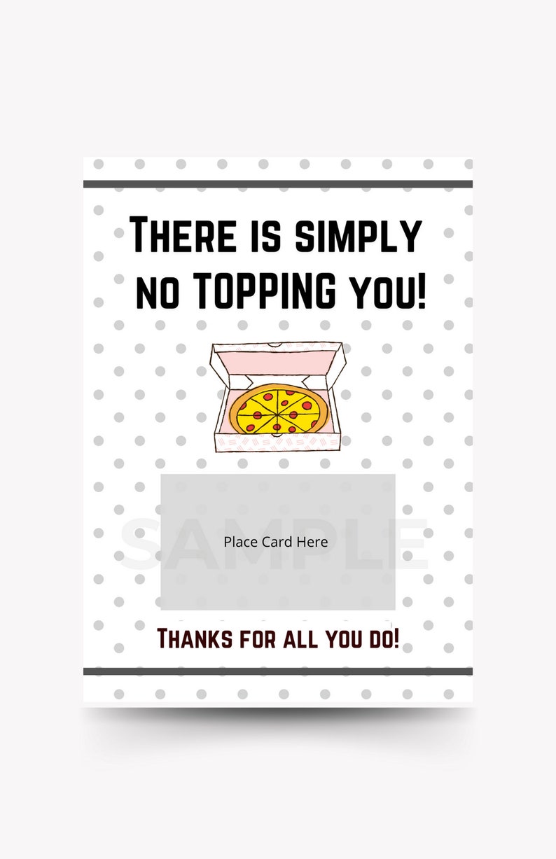 Printable Appreciation Gift Card Holder - Etsy