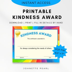 Kindness Award - Etsy