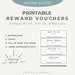 Printable Reward Vouchers - Etsy