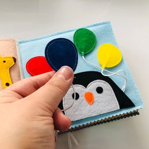 Personalized Felt Quiet Book: Handmade Montessori Activity Book - Etsy