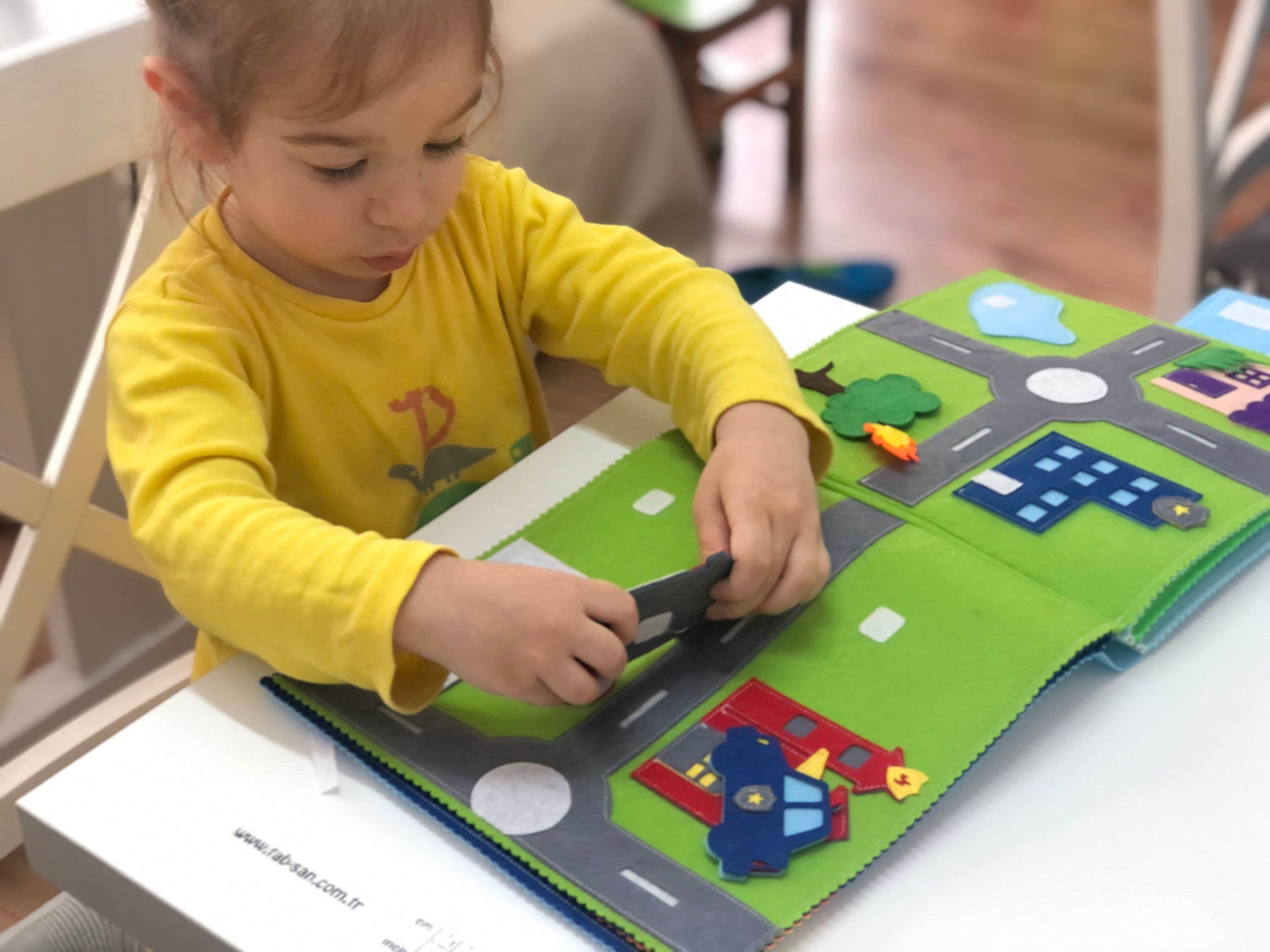 Quietbook , Montessori Book,handmade Interactive Quiet Felt Book ...