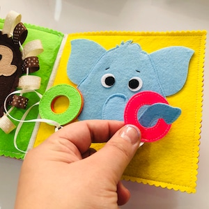 Quiet Book, Felt Book, Quiet Book for Toddlers, Quiet Book for 1 Year ...
